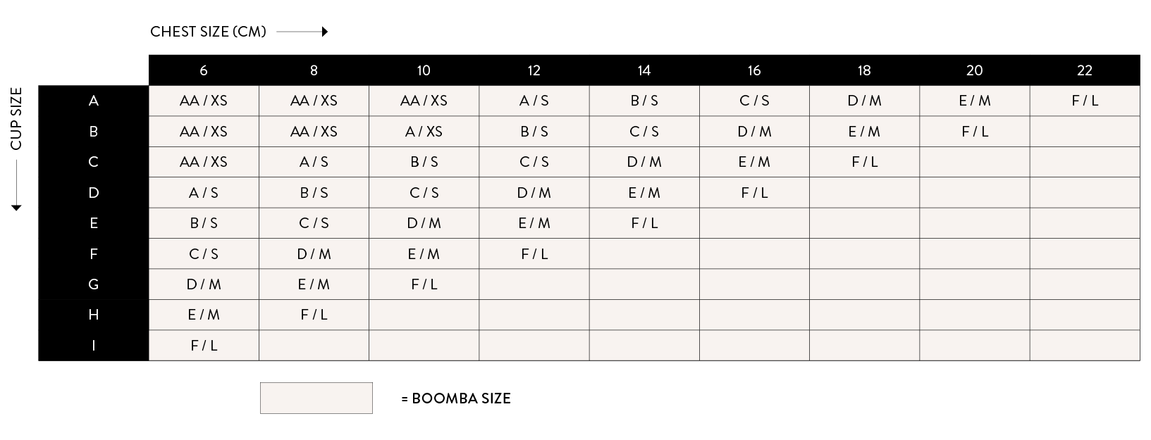 Size Guide – Club L London - AUS